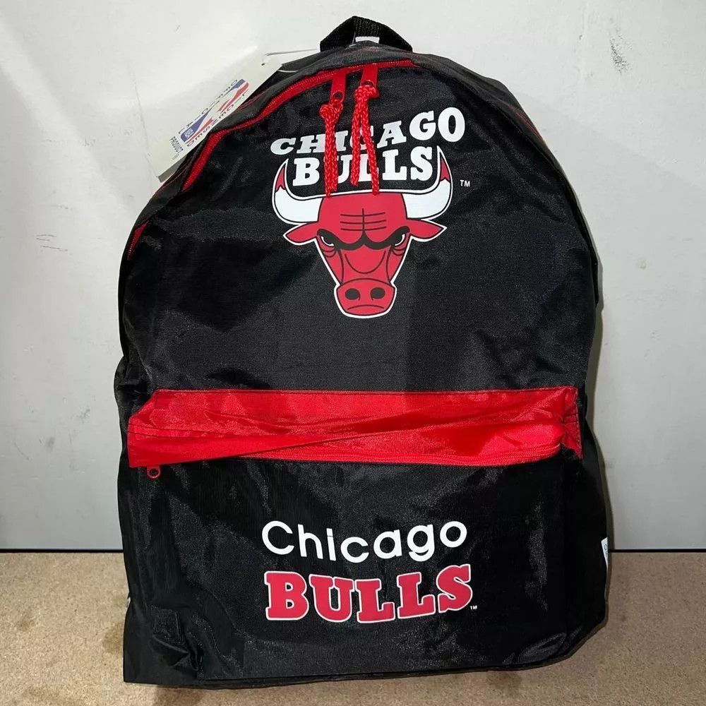 Other Vintage Chicago Bulls Backpack Bag Nasco Lightweight Printed ...