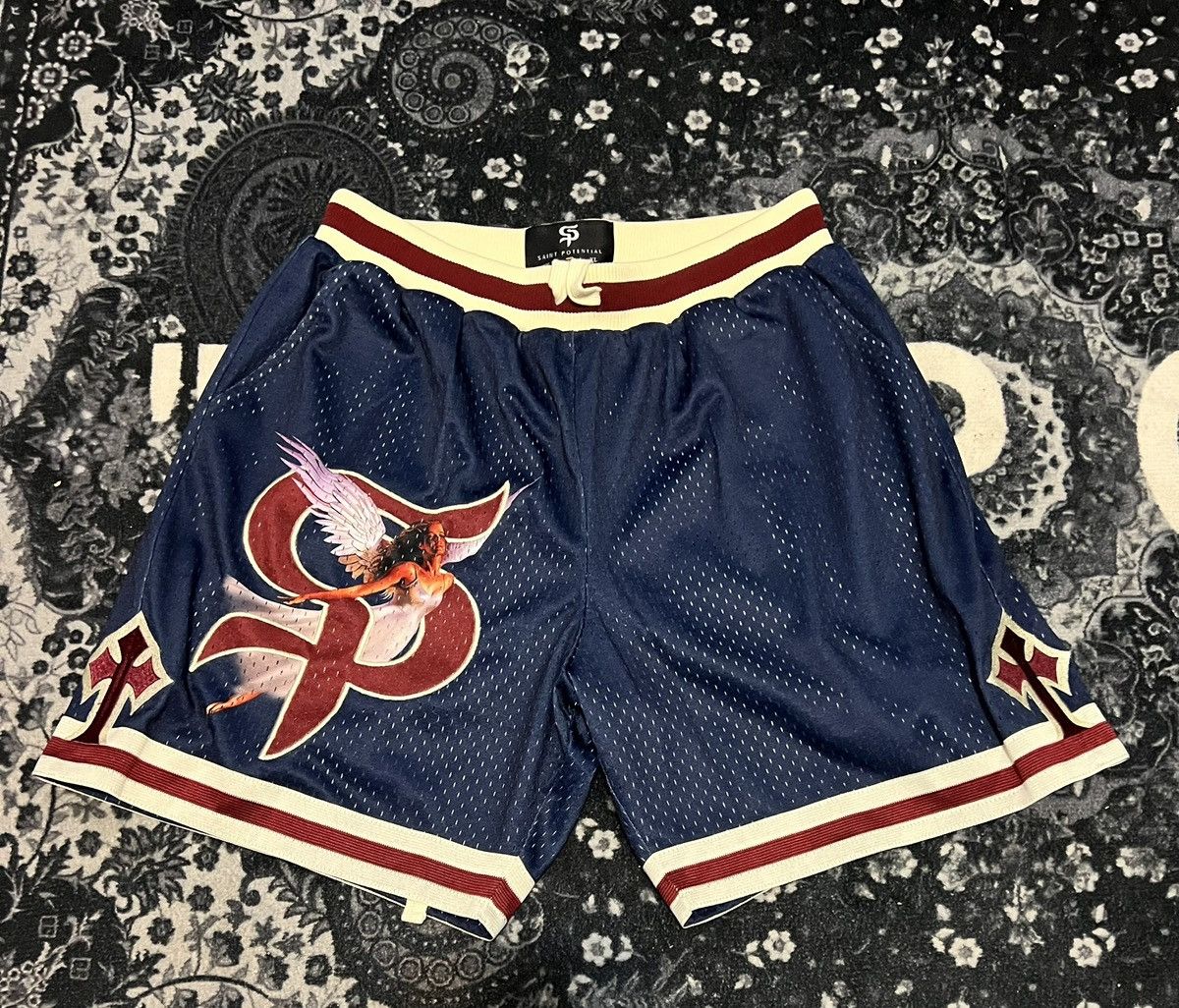 Streetwear BLUE SAINT POTENTIAL ANGEL SHORTS | Grailed