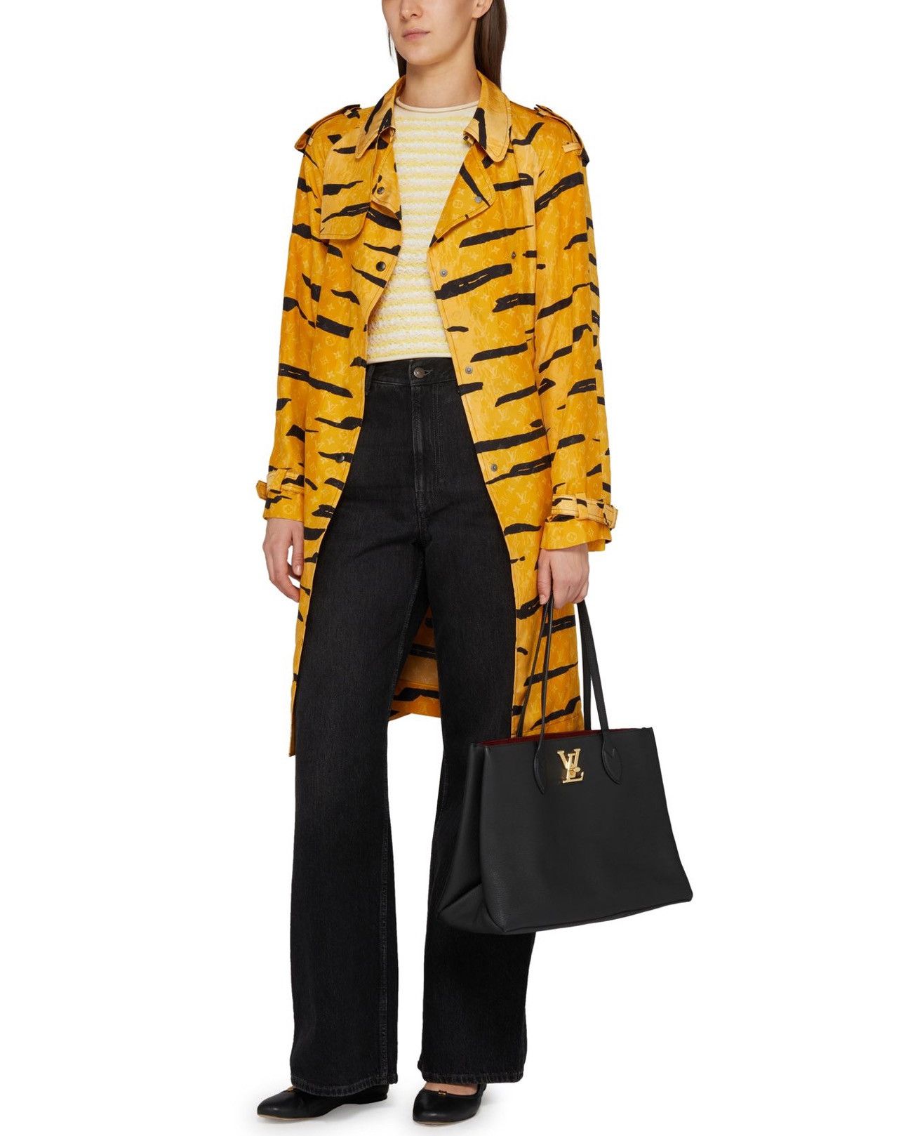 Louis Vuitton Louis Vuitton Tiger Print Trench Coat | Grailed