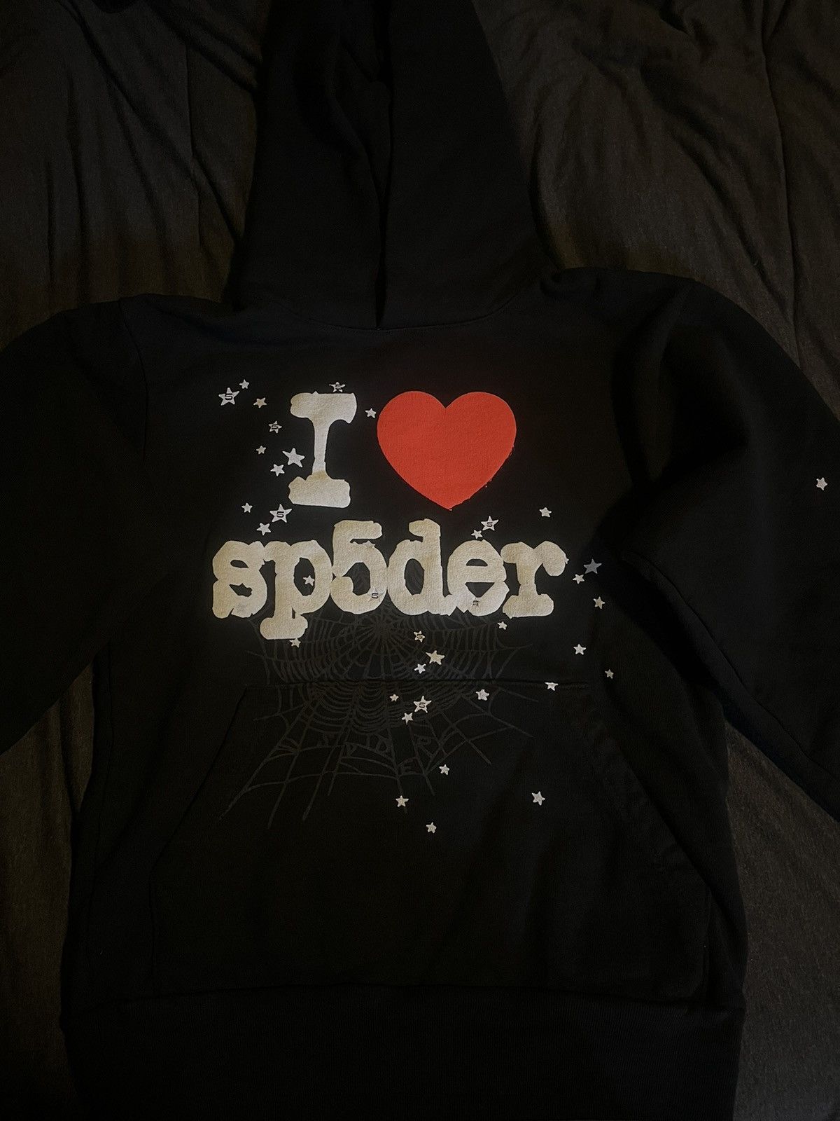 Spider × Spyder × Young Thug I love Sp5der hoodie smalll | Grailed