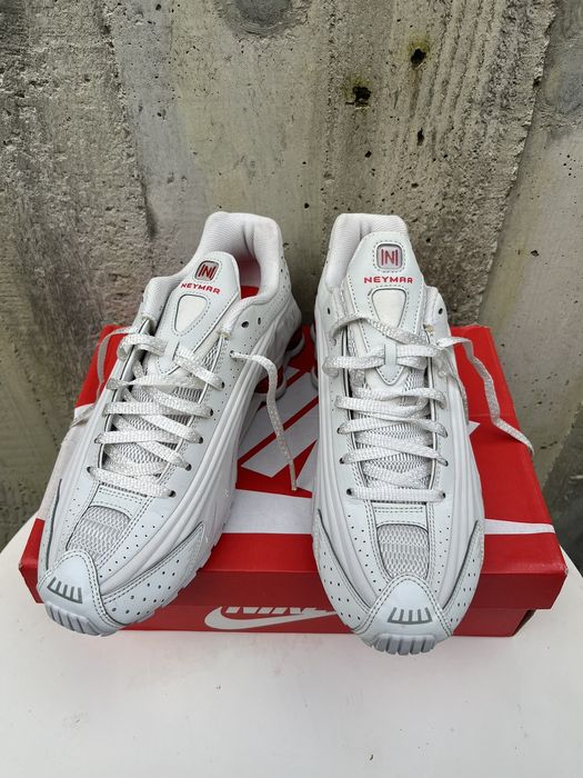 Nike Neymar Shox R4 Neymar White | Grailed
