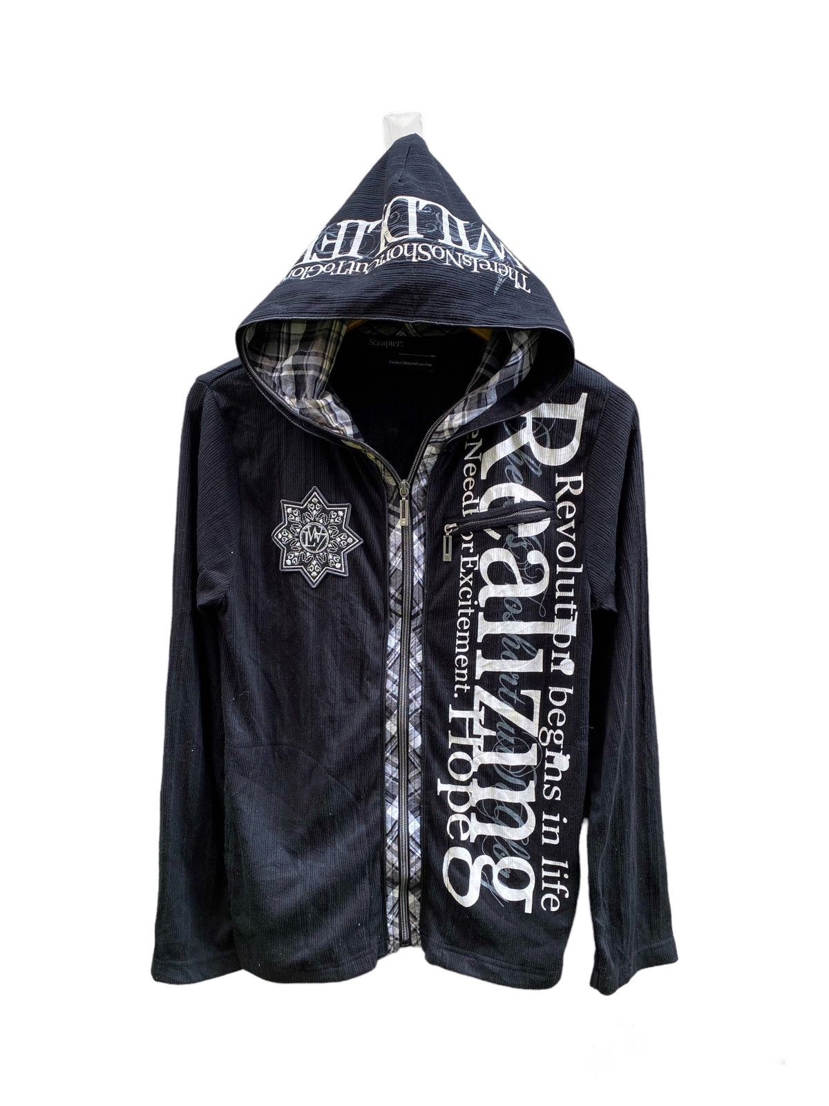 Hysteric Glamour × Yasuyuki Ishii × Yohji Yamamoto Japanese Brand Scrapter Poem Zipper Double ...