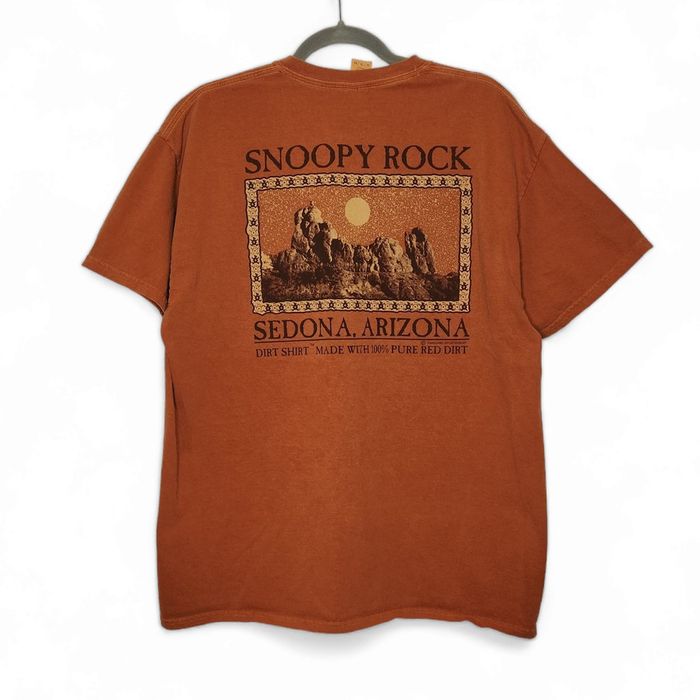 Gildan y2K Snoopy Rock Arizona Dirt Shirt XL Tourist Destination | Grailed