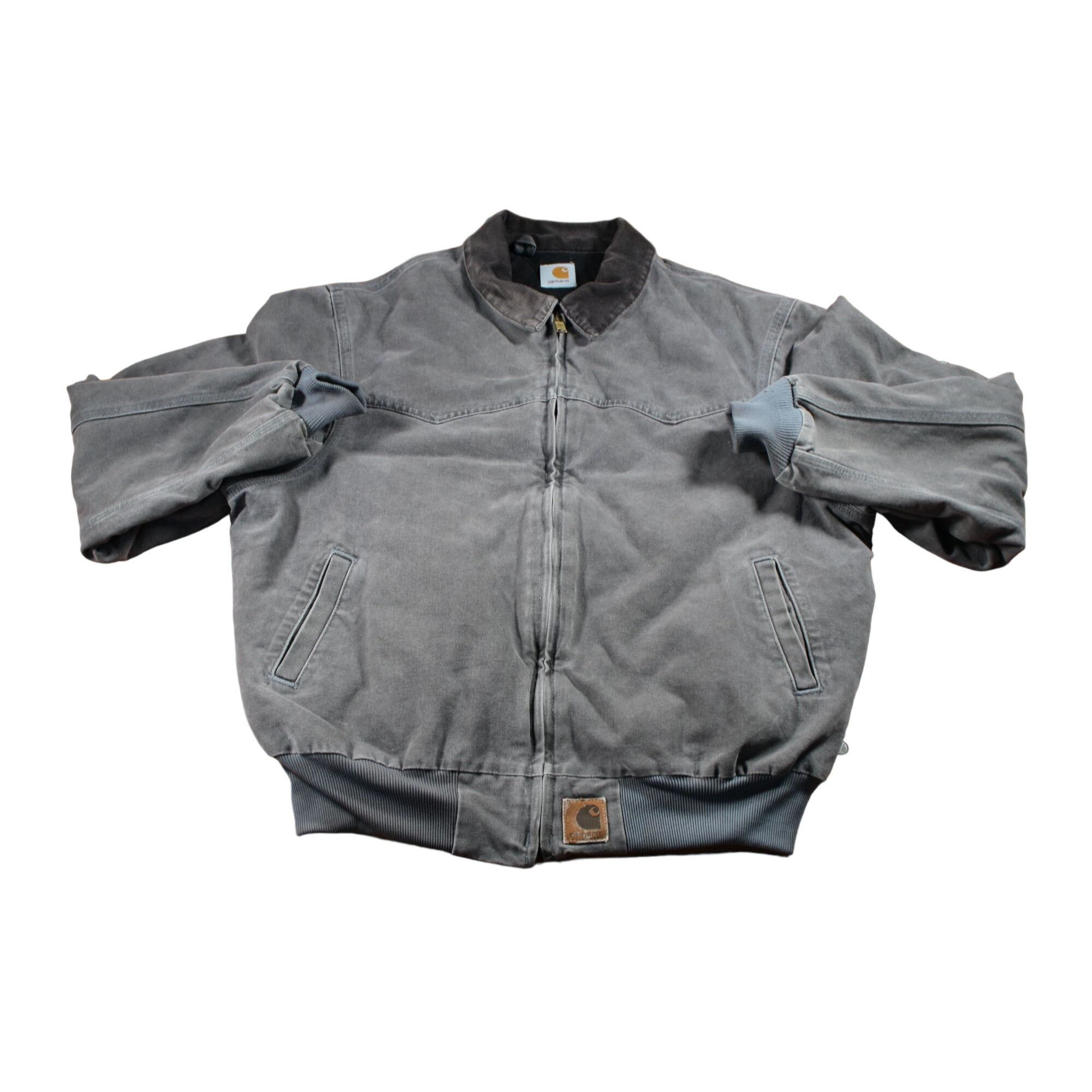 Vintage Vintage Carhartt Western Quilted Jacket Gray | Grailed