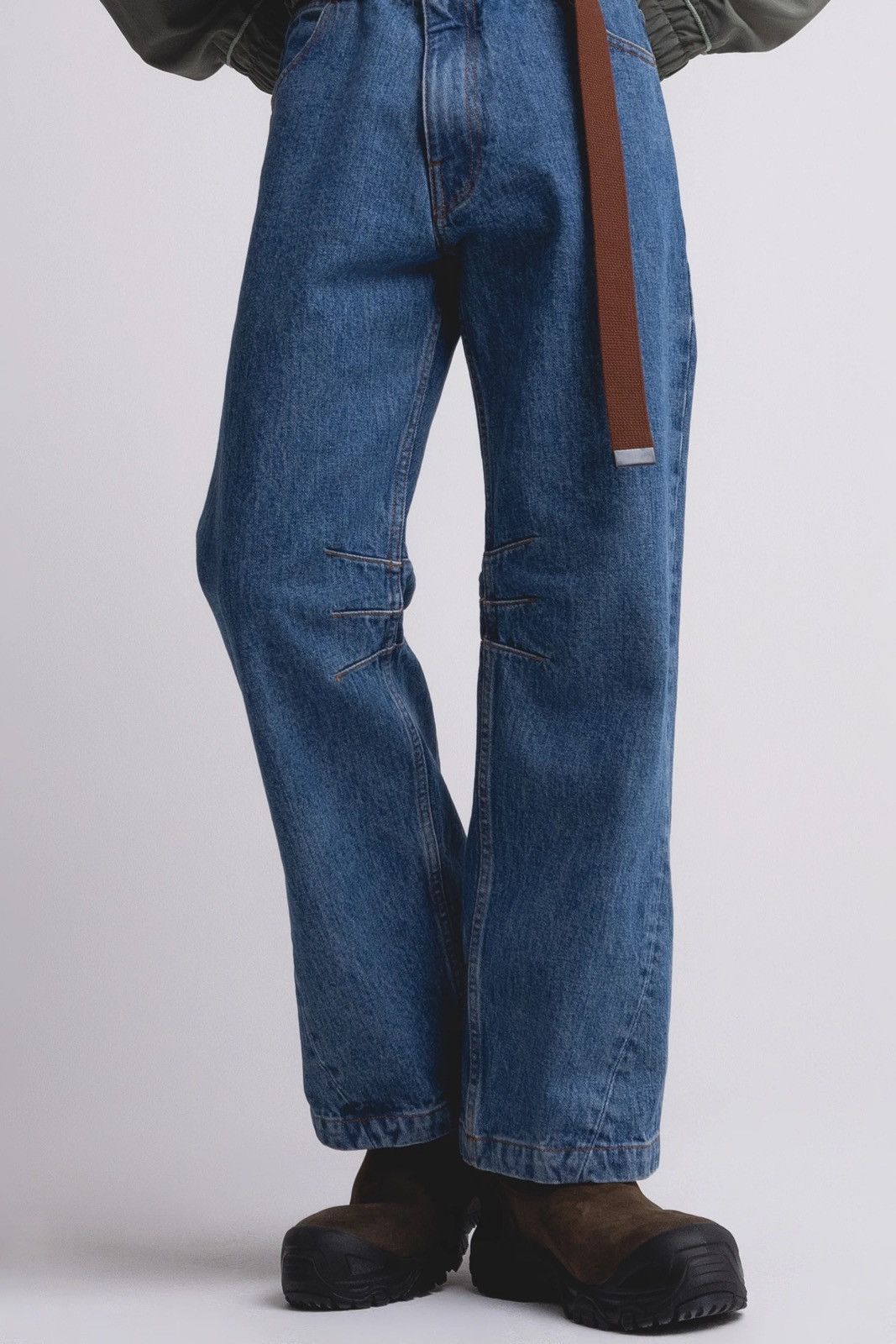 Sebastien Ami Sebastian Ami SS24 Custom 1 of 1 Raw Wide Leg Denim | Grailed