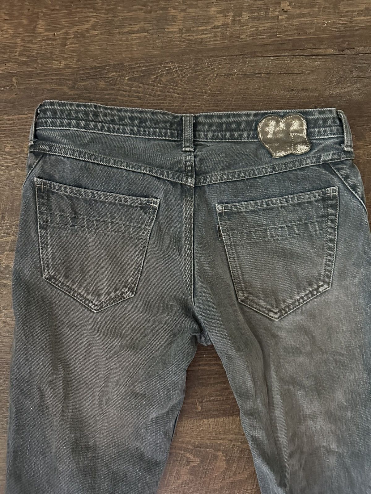 Number (N)ine Number Nine Mud Wash Pain Denim | Grailed