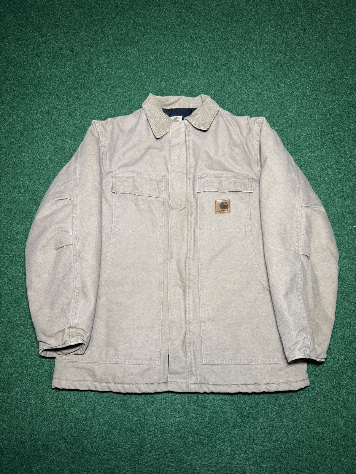 Carhartt Vintage 90s Carhartt C26SDL Med Arctic Tan Work Wear Jacket ...