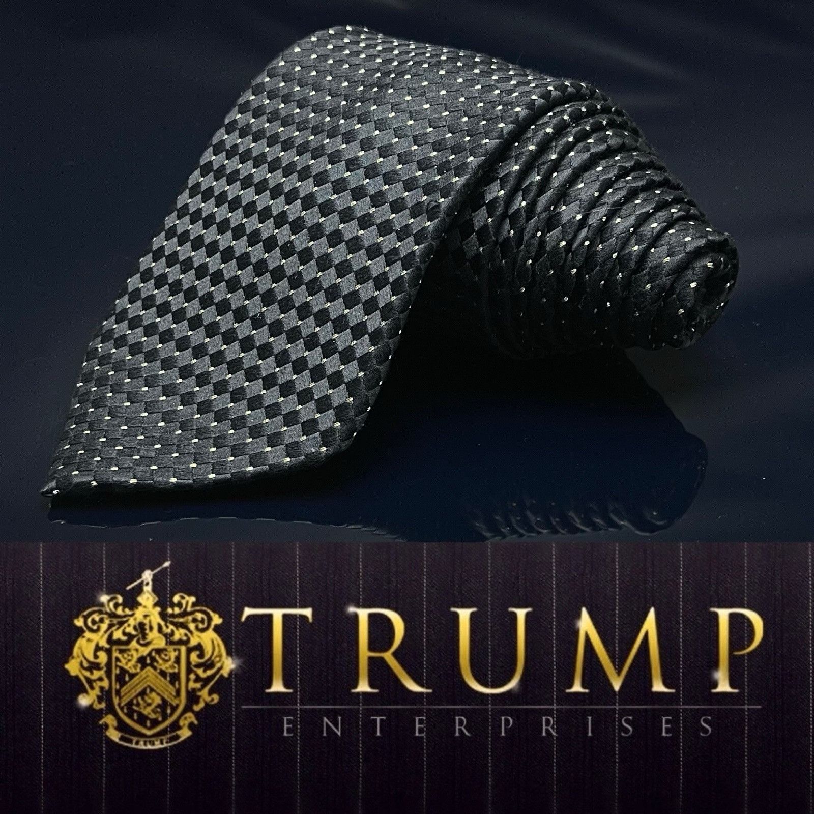 Donald Trump Signature Donald J Trump Signature Collection Tie Black ...