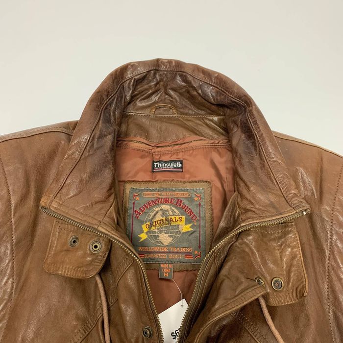 Adventure Bound Adventure Bound Leather Jacket M | Grailed