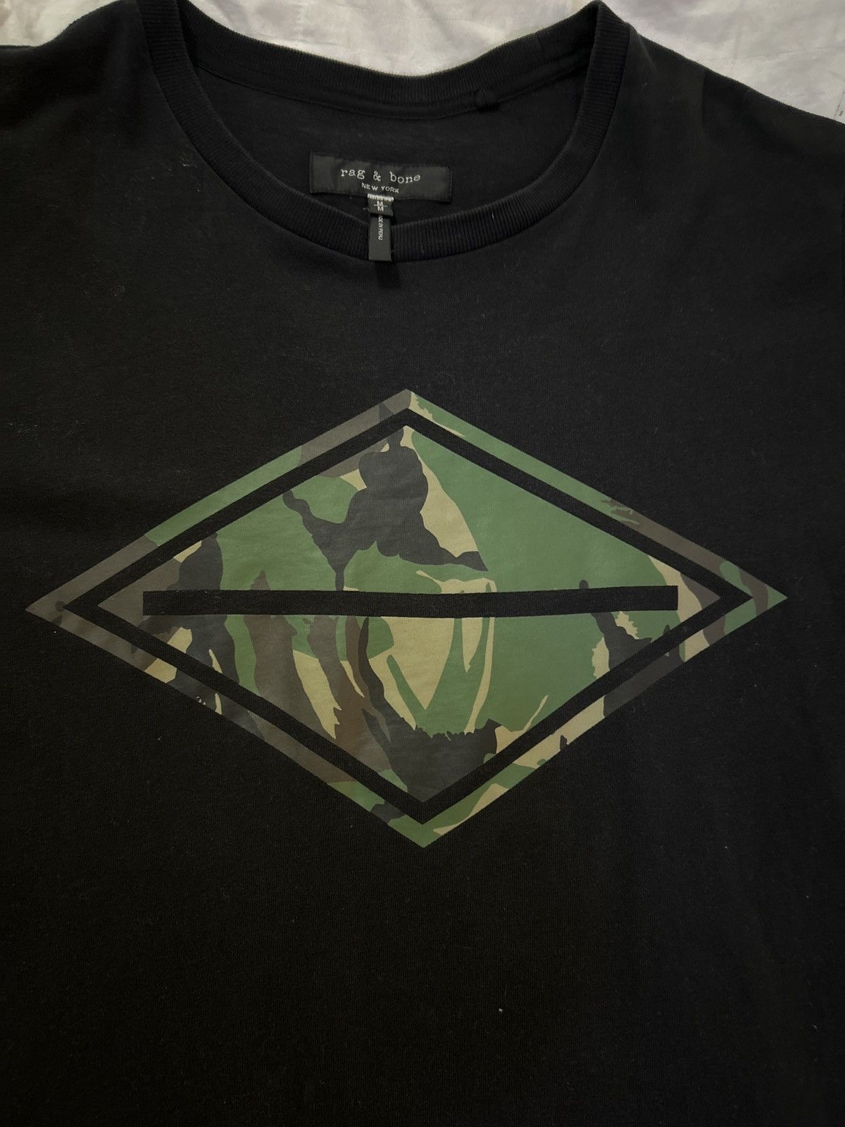 Rag & Bone Rag and Bone Logo Camo TShirt | Grailed