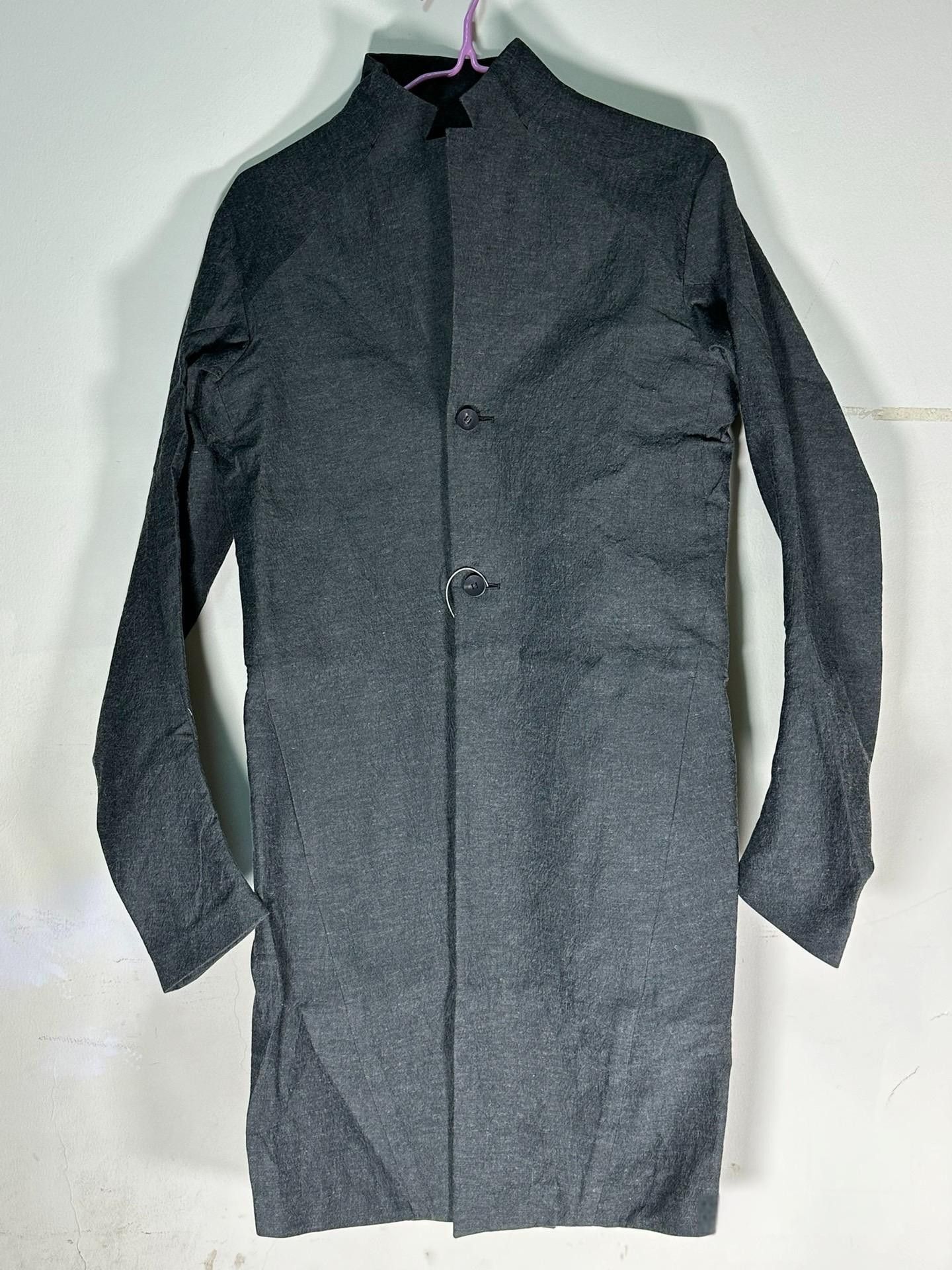 Devoa Devoa collarless coat | Grailed