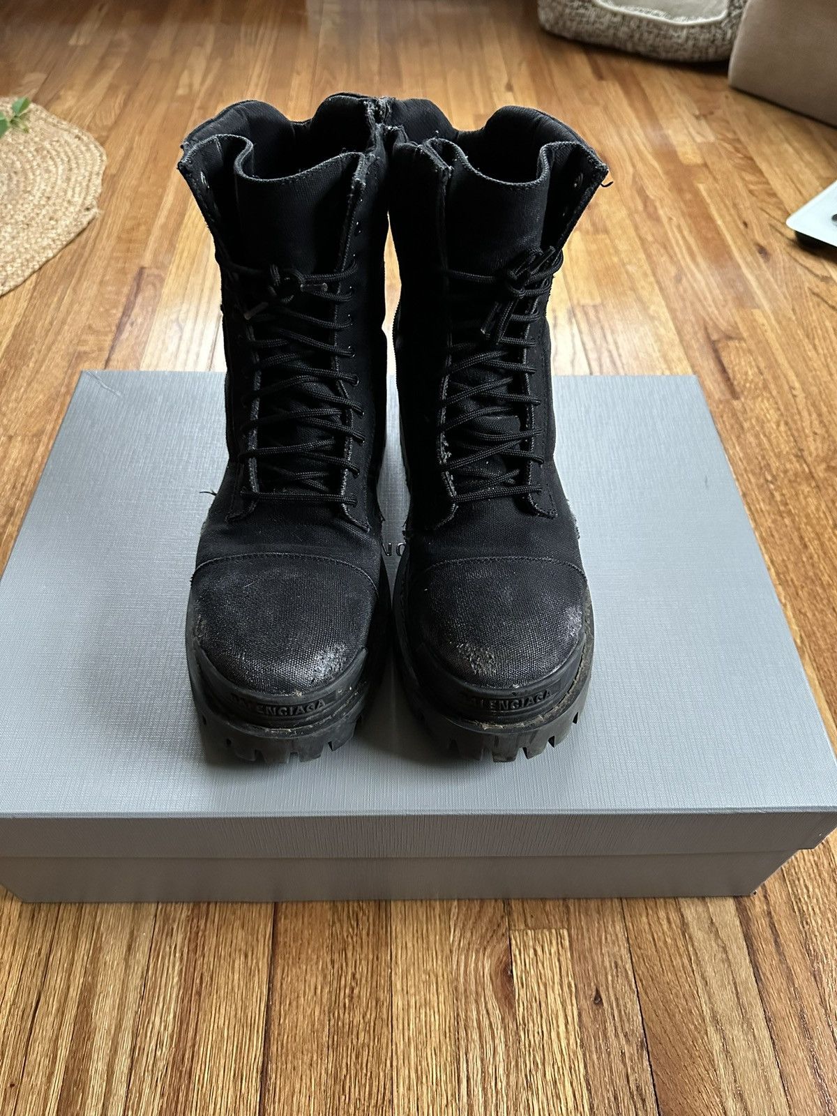 Avant Garde × Balenciaga Balenciaga distressed Strike boot | Grailed