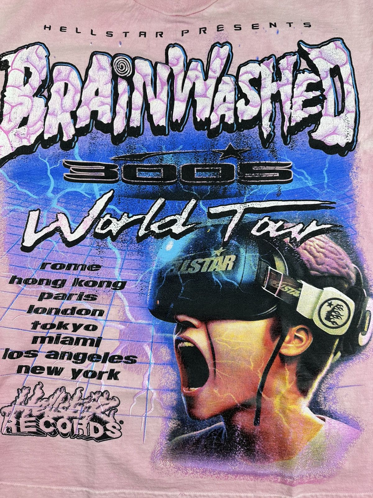 HELLSTAR Hellstar Sample Brainwashed T-shirt | Grailed