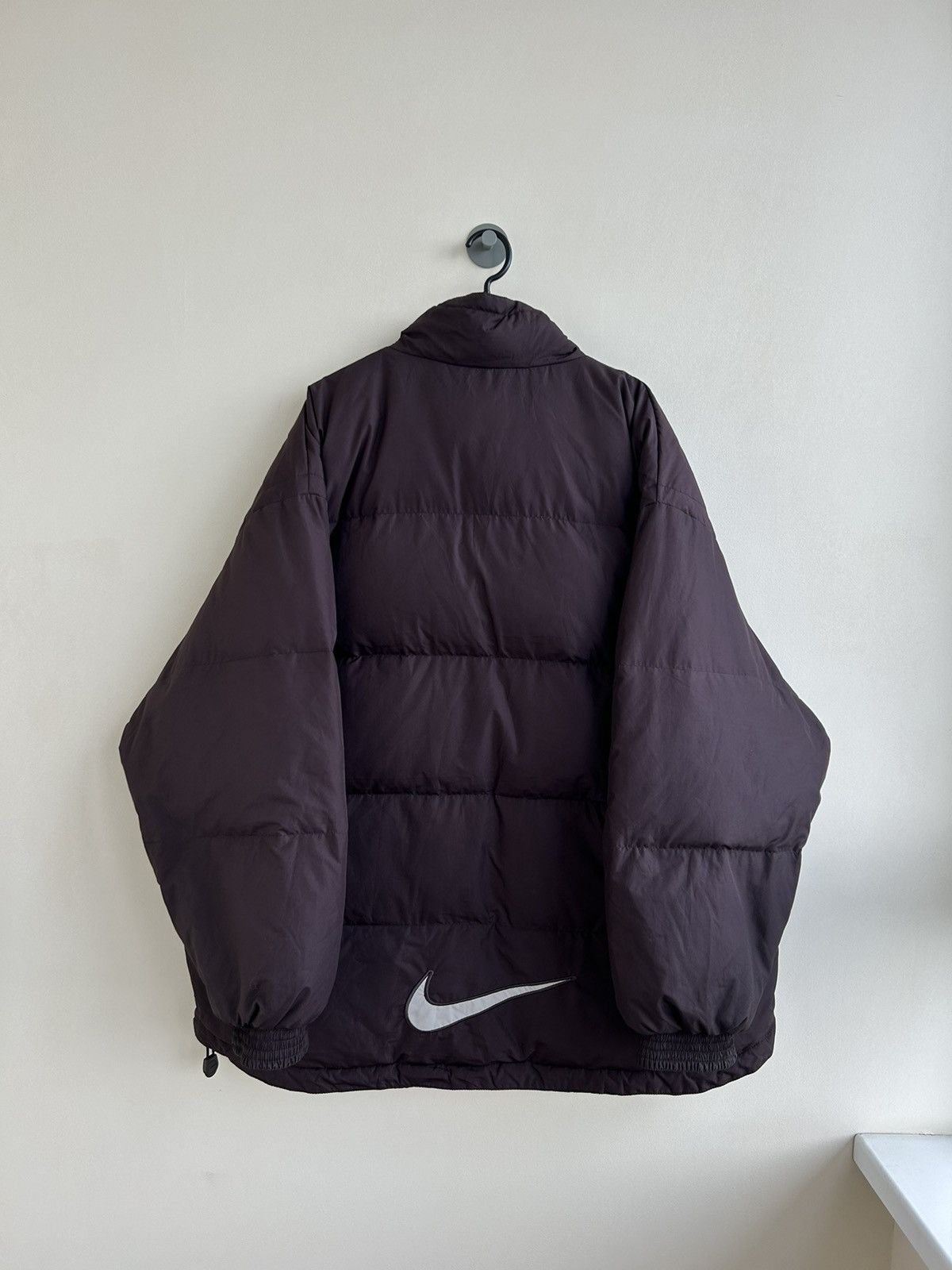 Nike Vintage Nike Jacket Puffer Down 90’s Big Swoosh Back Drill | Grailed
