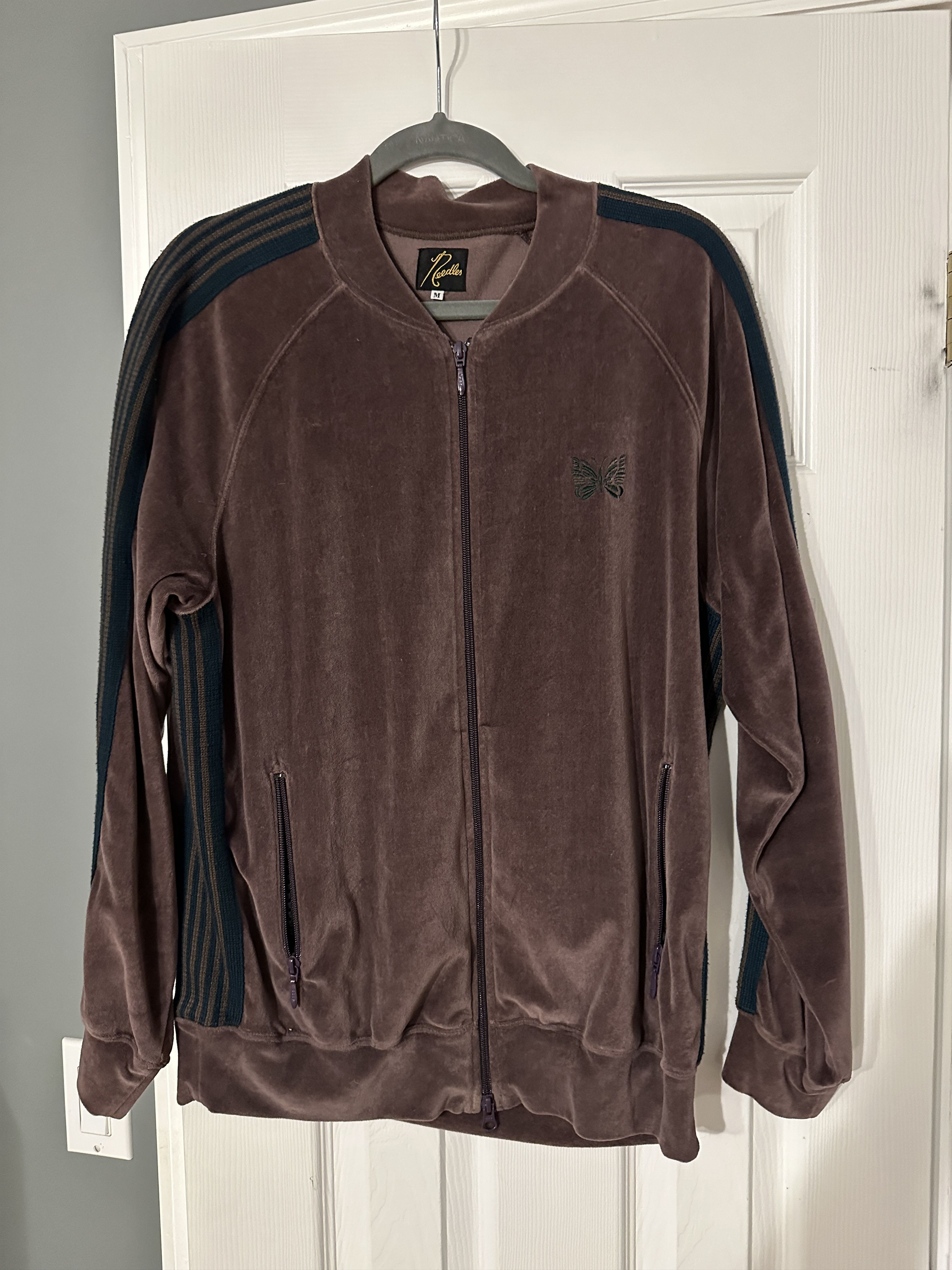 Needles Needles Velour Track Jacket | Grailed