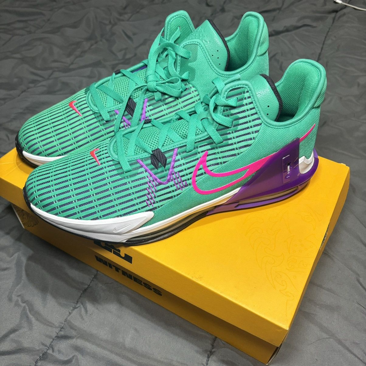 Nike Nike LeBron Witness 6 Clear Emerald Wild Berry | Grailed