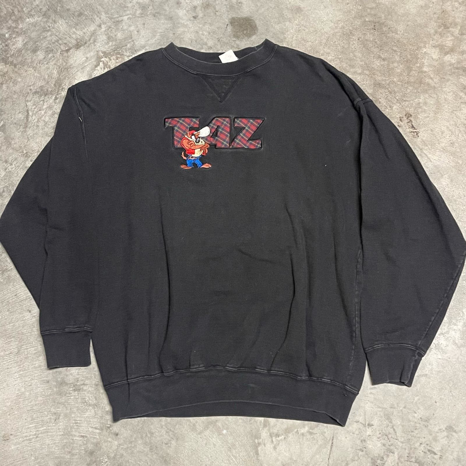 Warner Bros Vintage Looney Tunes Taz Sweatshirt | Grailed
