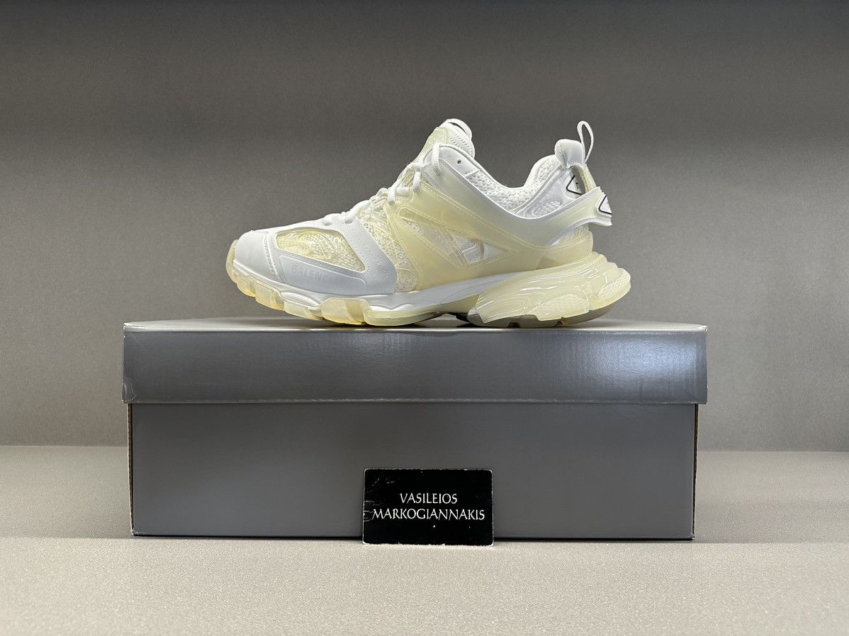 Balenciaga Balenciaga Track Clear Sole White | Grailed