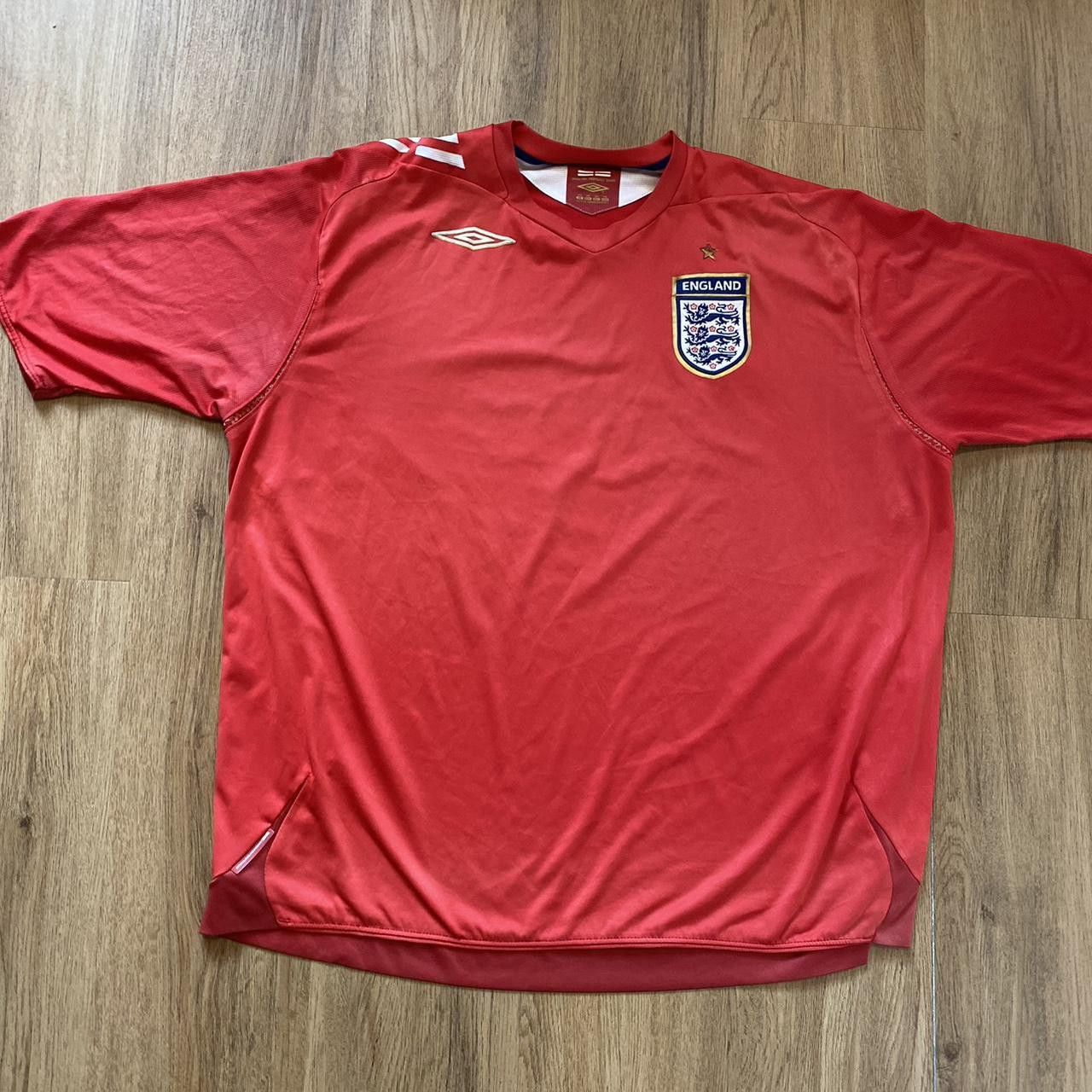 Umbro 2006-08 England Umbro Away Mundial Football Shirt | Grailed
