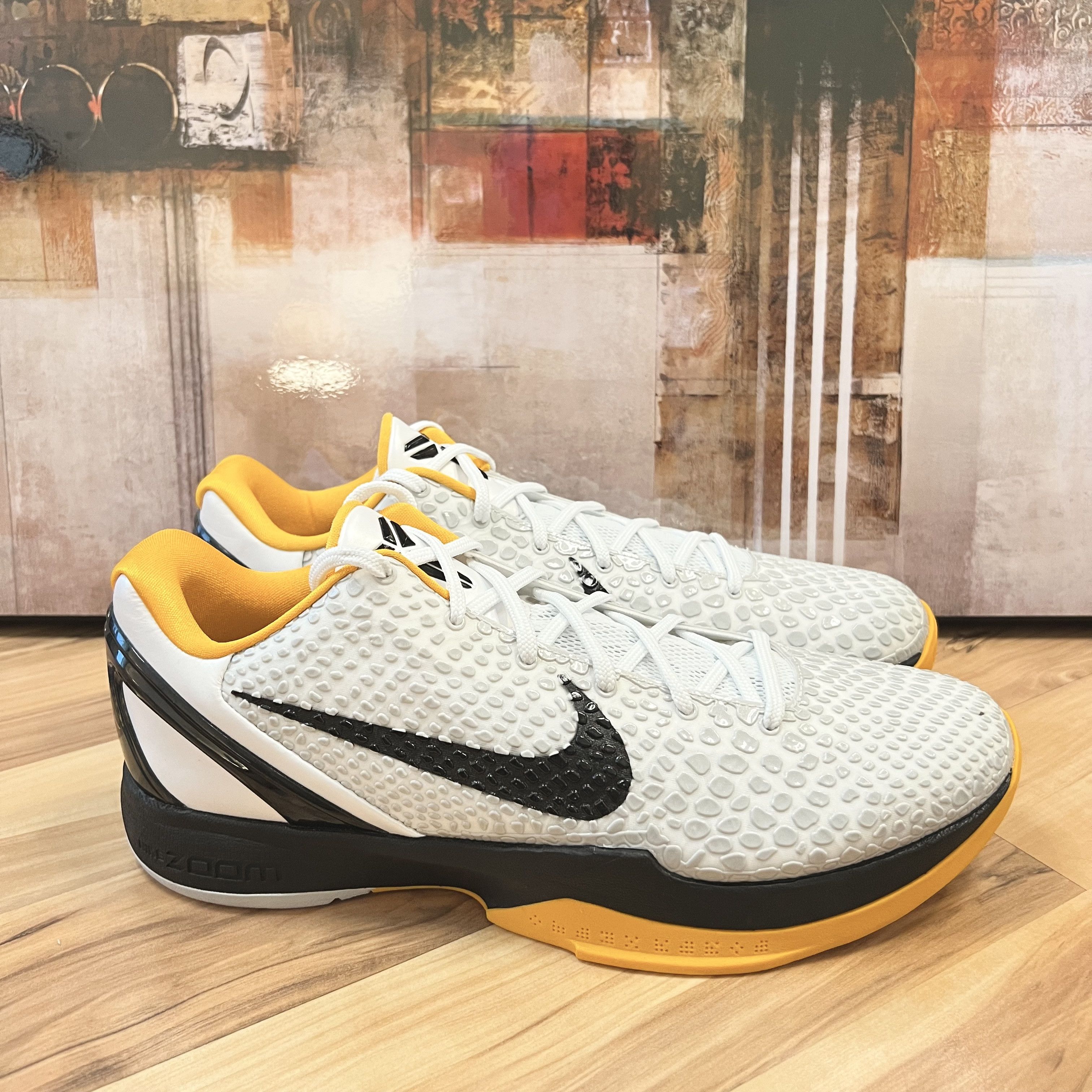 Nike Nike Zoom Kobe 6 VI Protro POP Playoff Pack White / Del Sol | Grailed