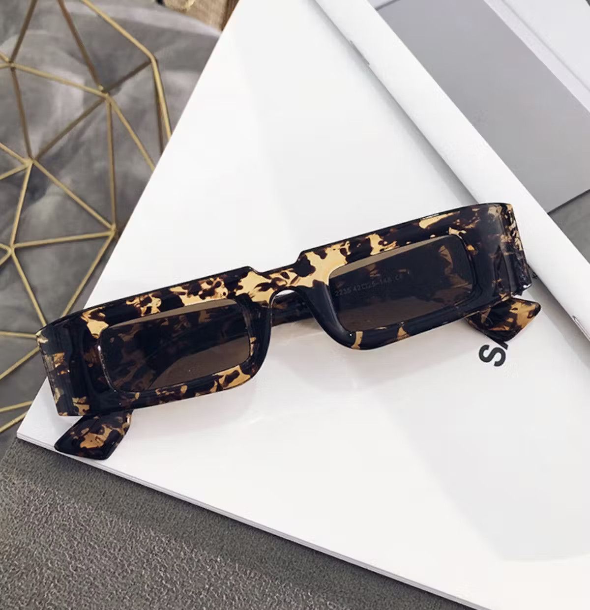 Vintage Retro square glasses with small frames | Grailed