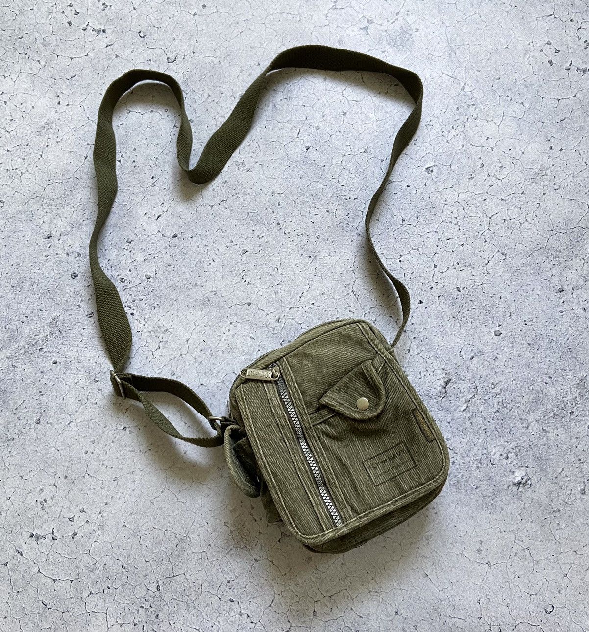 Vintage Fly Navy Vintage Multipocket Cross Body Y2K Bag Military | Grailed