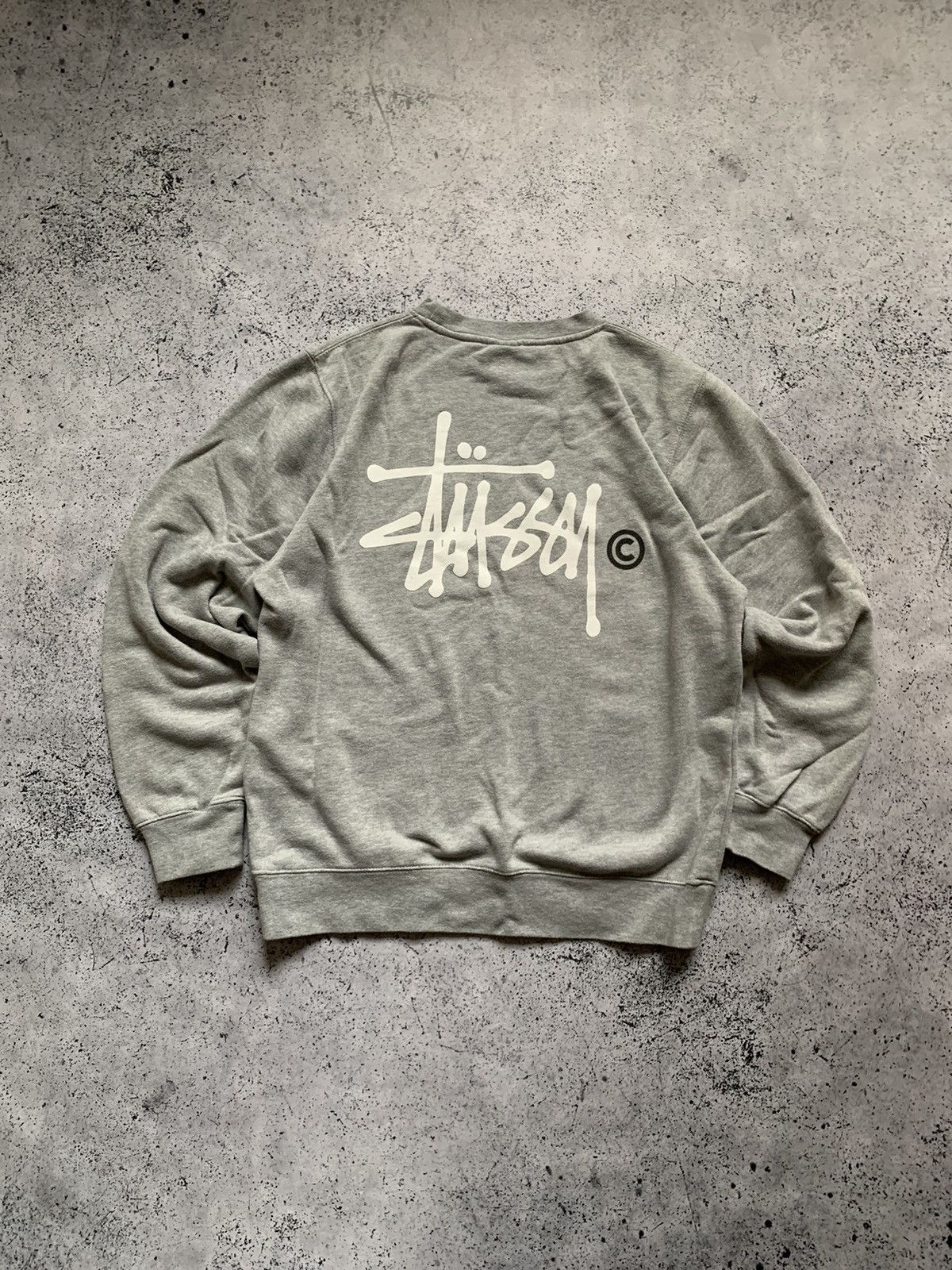 Streetwear × Stussy × Vintage Vintage Stussy Big Logo Sweatshirt Made in USA | Grailed