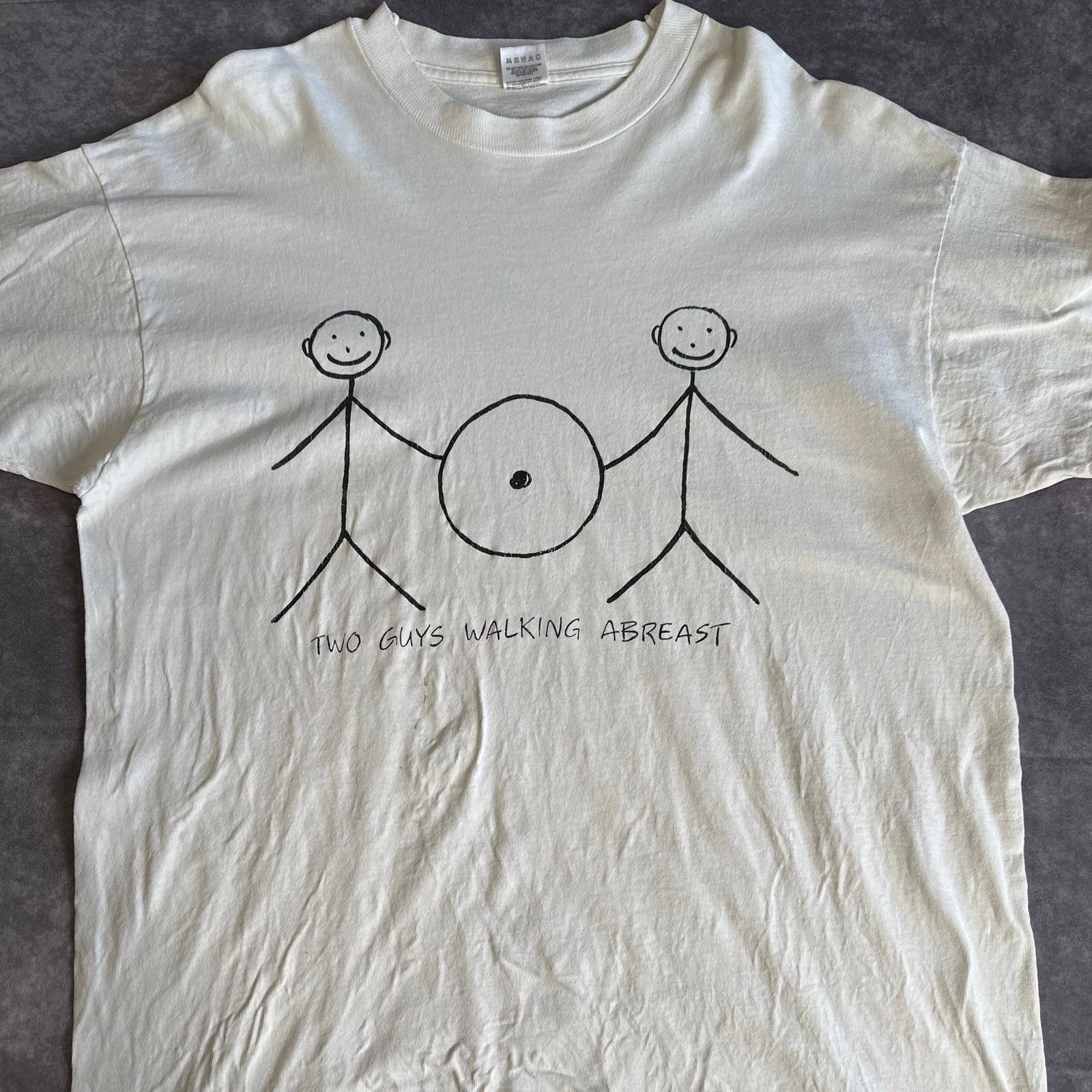 Fruit Of The Loom Vintage Two Guys Walking Abreast T-Shirt | Grailed