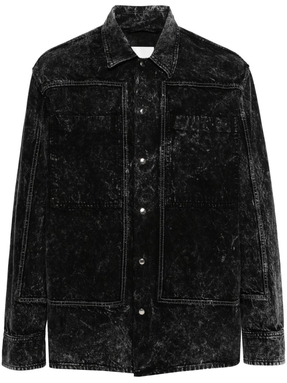 Oamc o1y0225 Denim Shirt in Black | Grailed