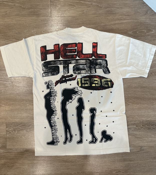 HELLSTAR HELLSTAR STUDIOS TOUR LOGO HUMAN DEVELOPMENT T-SHIRT | Grailed