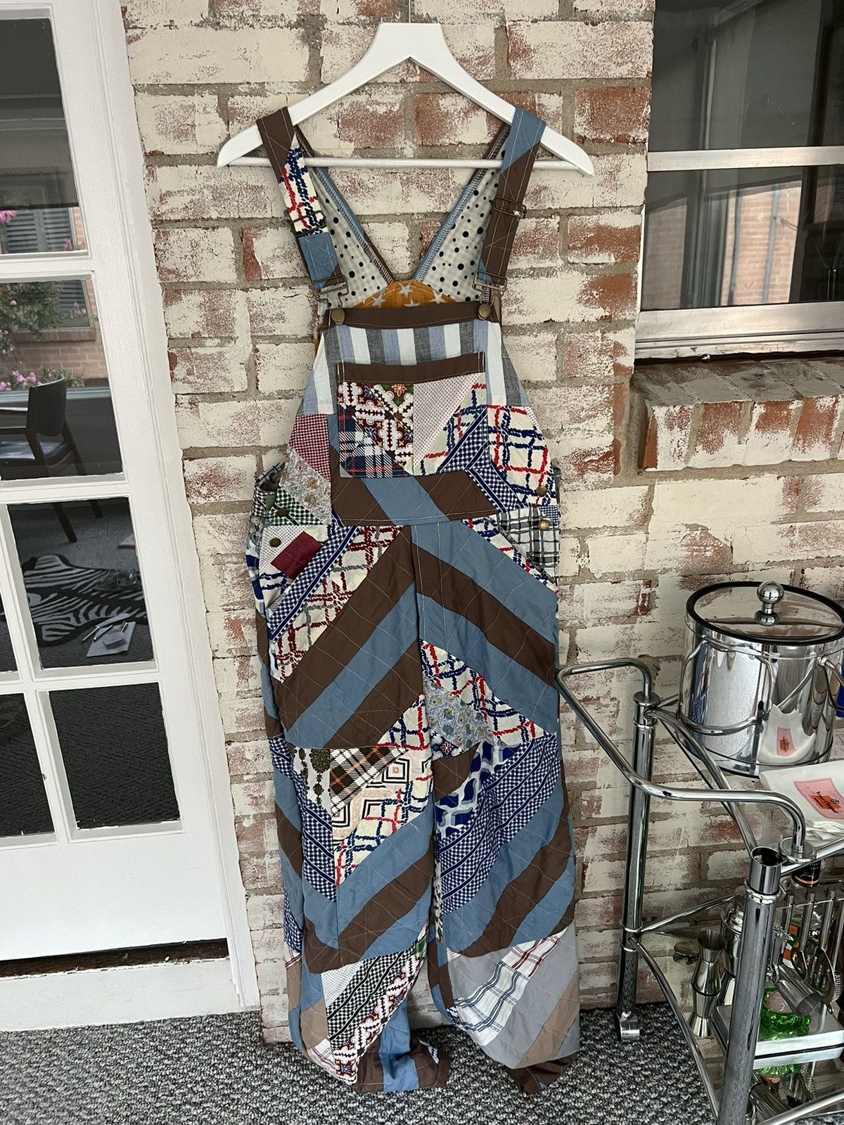 Handmade × Vintage Multi-pattern Overalls | Grailed