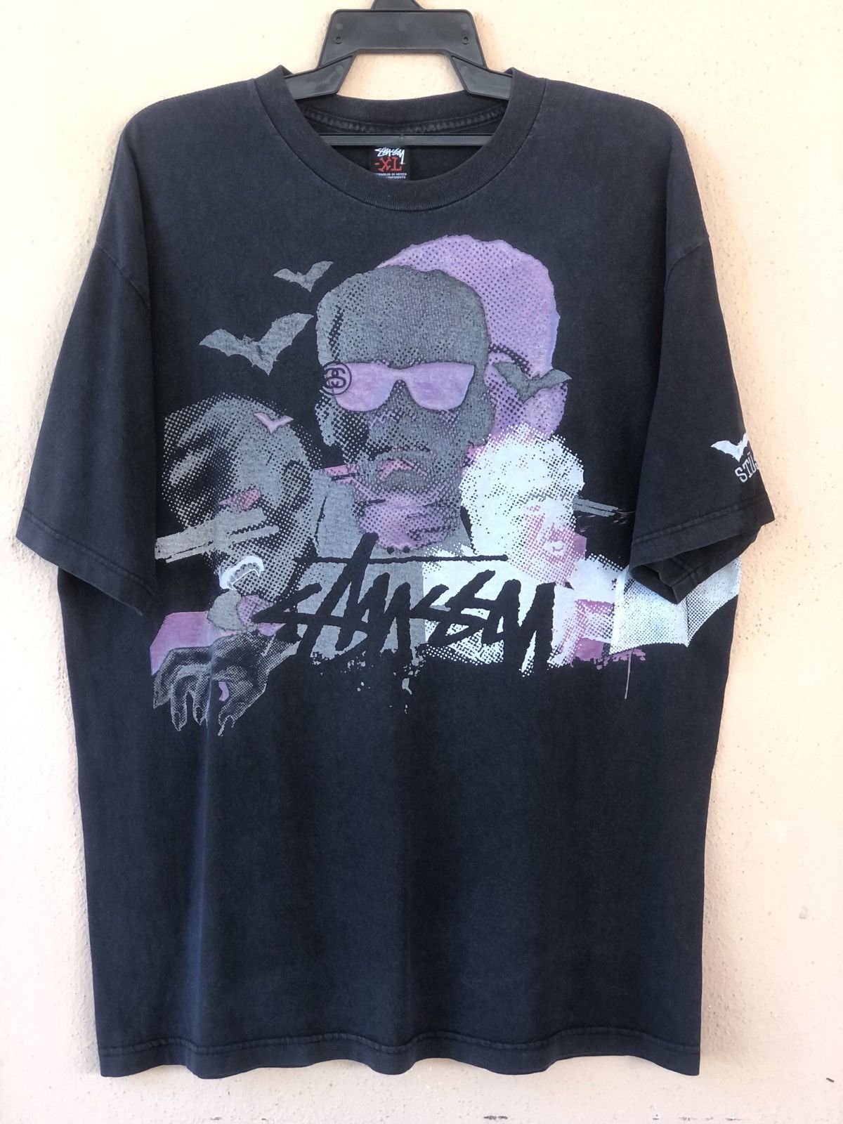 Streetwear × Stussy × Vintage Vintage STUSSY Vampire Horror Rare Tee ...