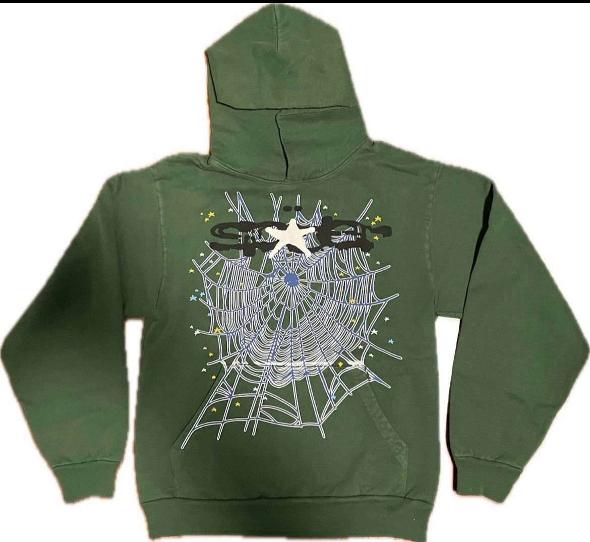 Spider Worldwide × Young Thug Sp5der Worldwide Spider Web Hoodie Hunter ...