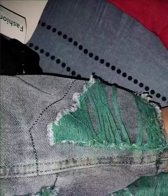 Streetwear Ripped Stitching Hip Hop High Street | Grailed