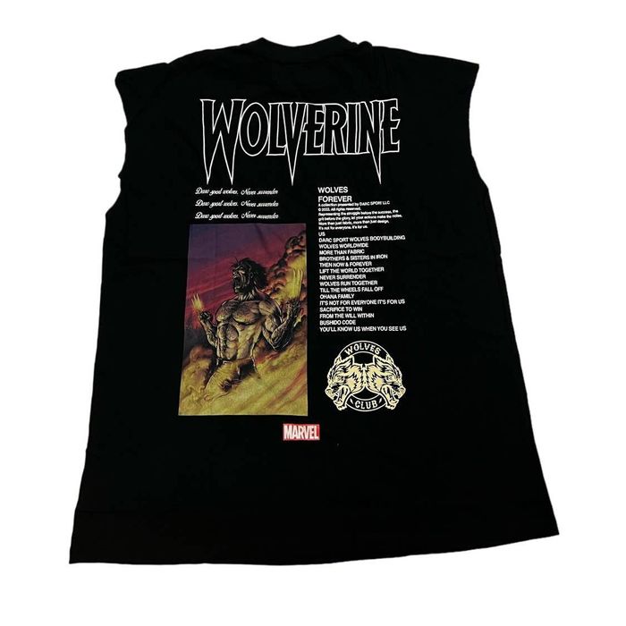 Darc Sport Darc Sport X Marvel Wolverine Beserk Premium Muscle T-Shirt ...