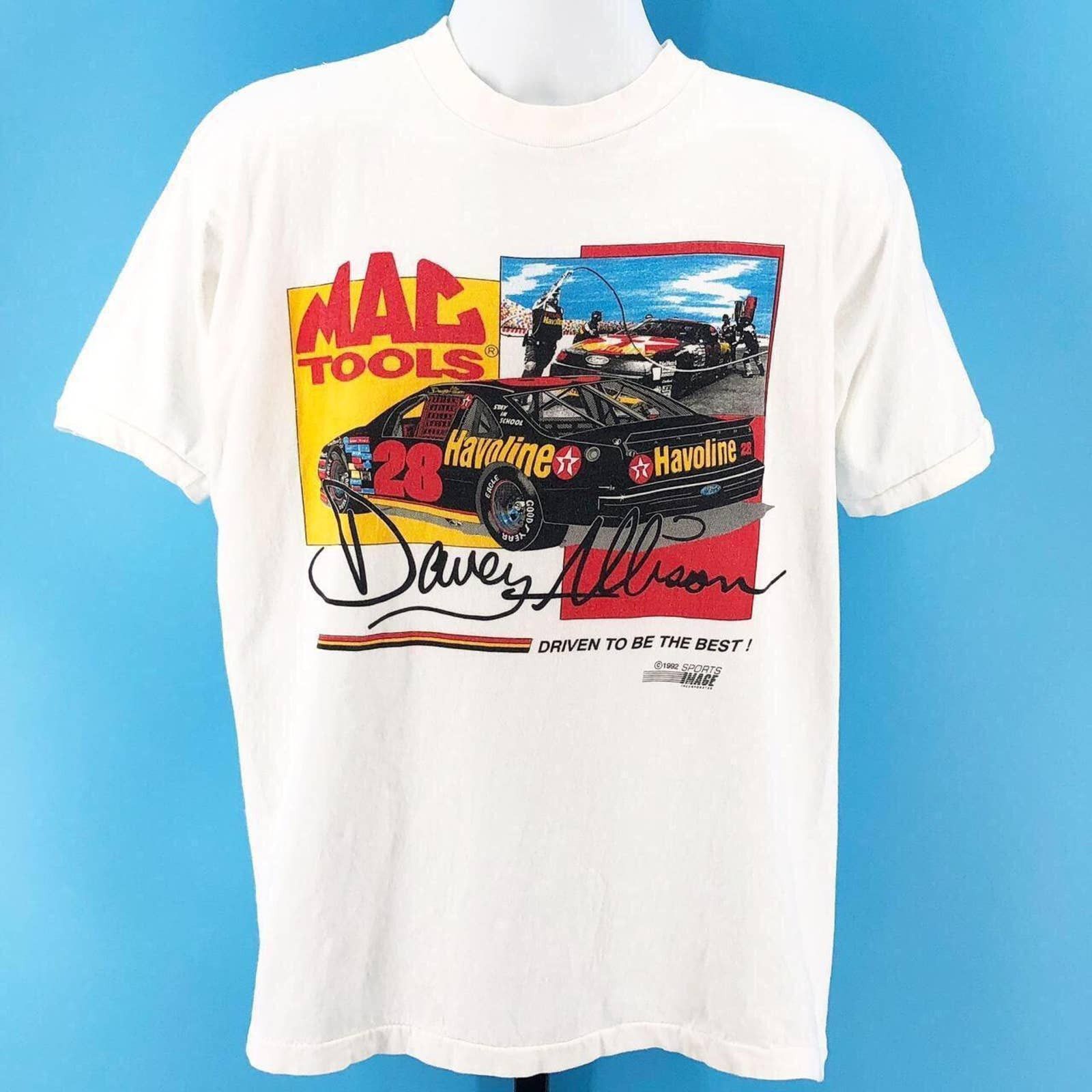 Other Davey Allison 1992 Mac Tools car tshirt 90s 1990s vintage | Grailed
