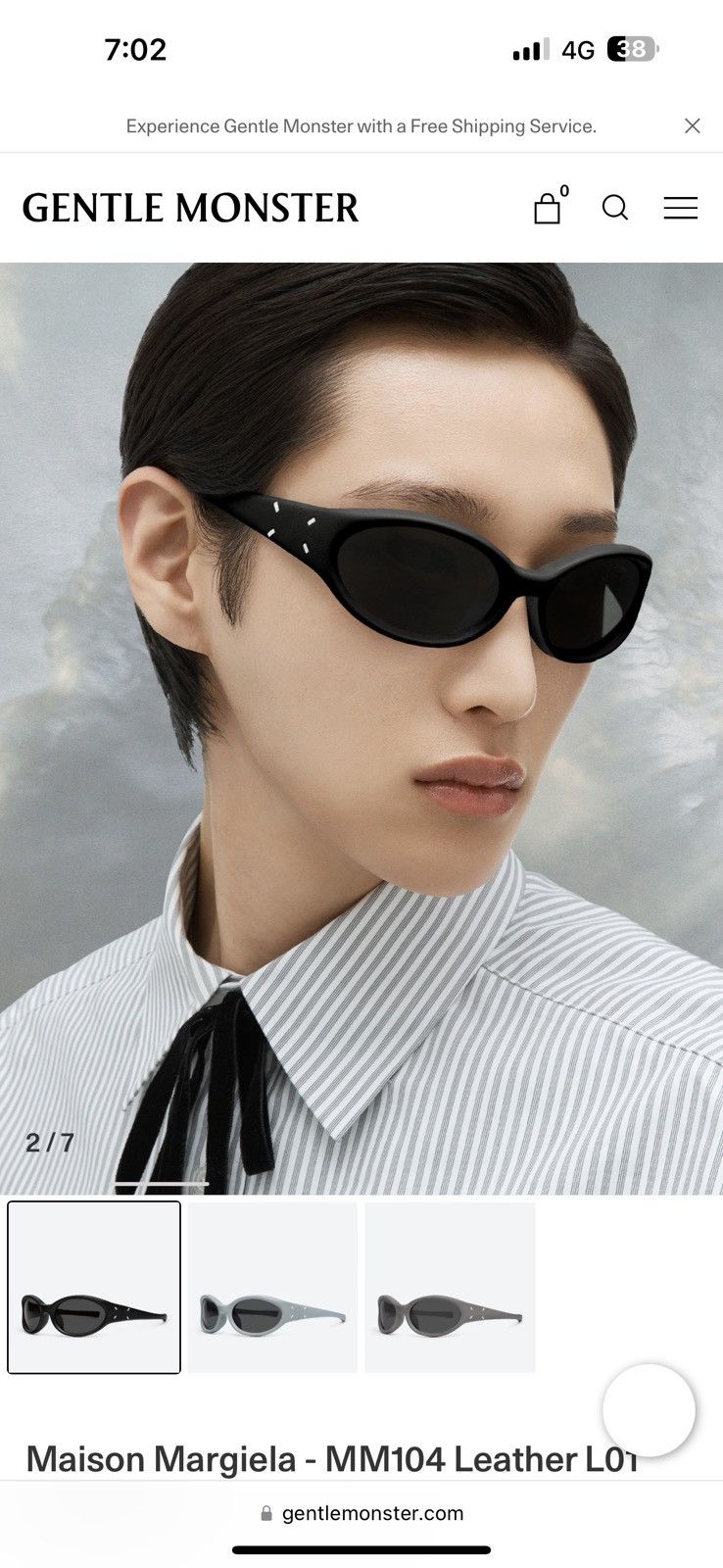 Gentle Monster × Maison Margiela Gentle Monster x MM104 leather | Grailed