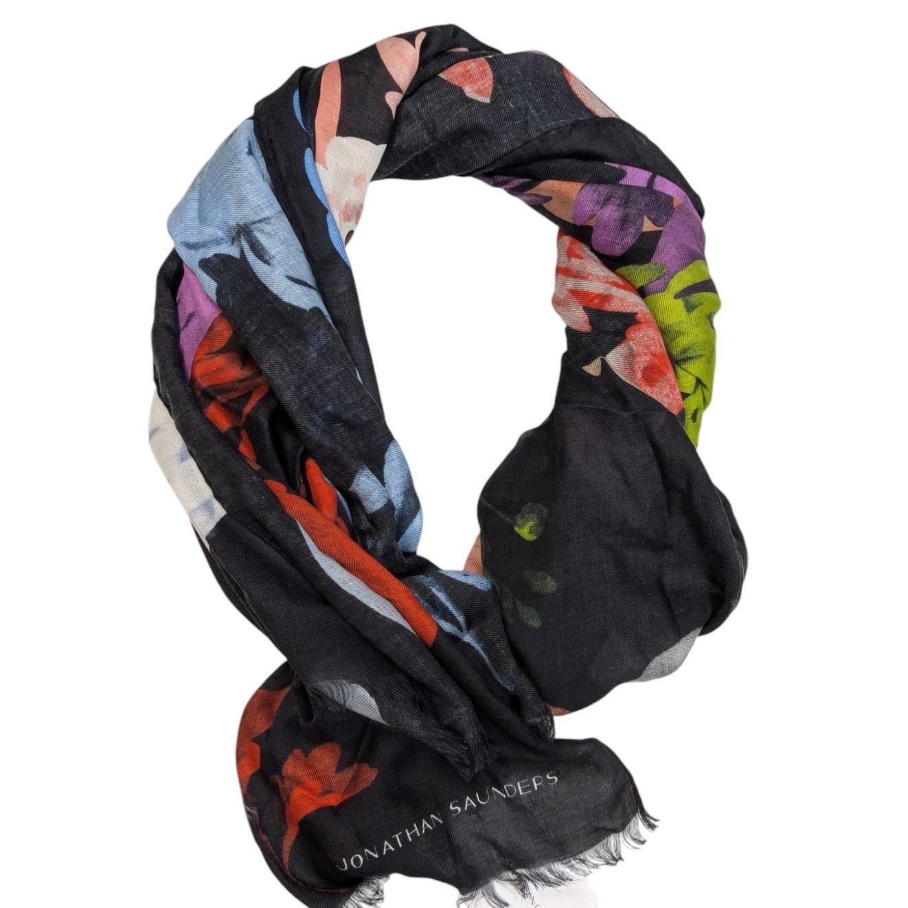 Jonathan Saunders Jonathan Saunders Cashmere Modal Scarf in Peony ...