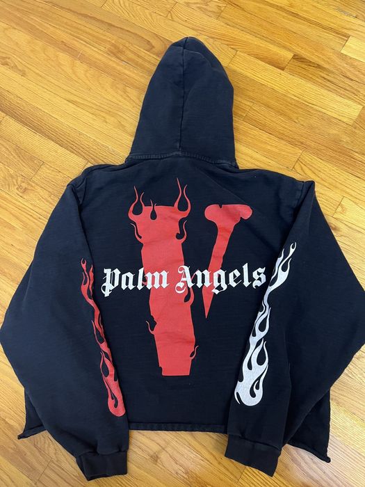 Vlone Vlone x Palm Angels Hoodie | Grailed