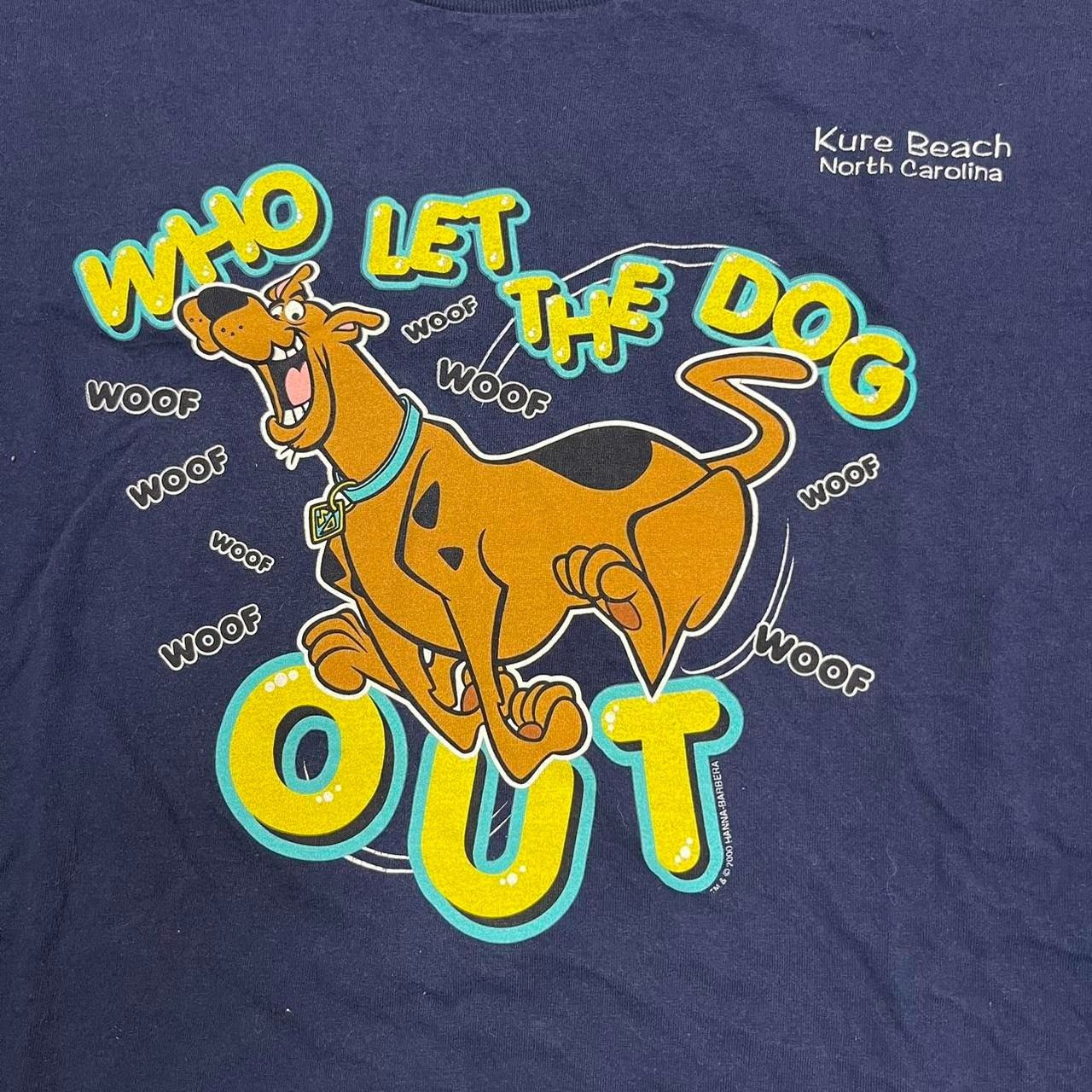 Streetwear × Vintage Vintage 90s Scooby Doo shirt Who Let The Dog Out ...