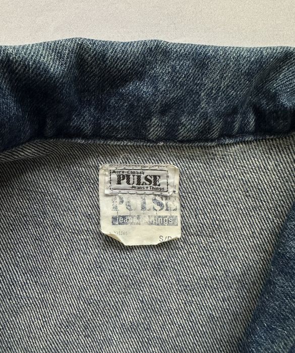 Vintage 80s Vintage Denim Pulse Over Jacket | Grailed