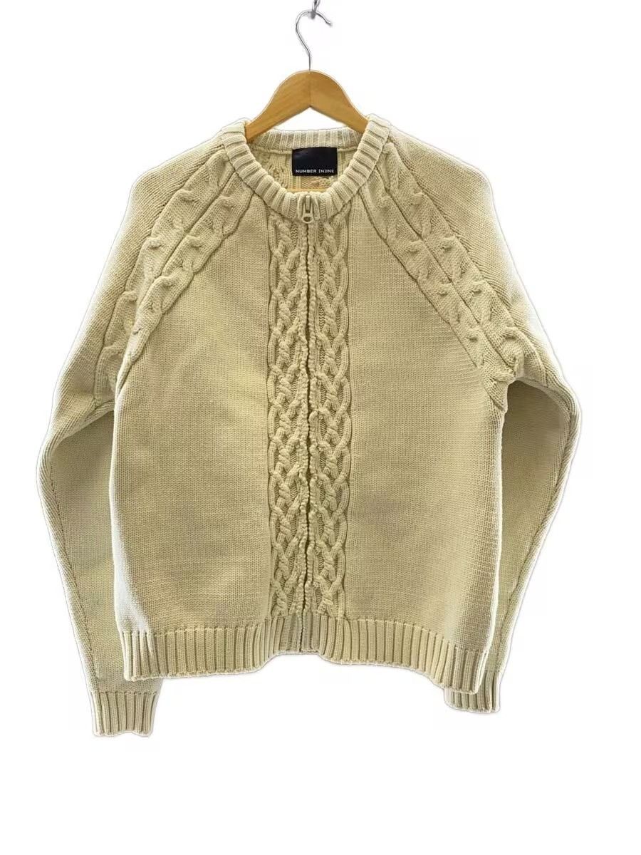 Number (N)ine NUMBER NINE CABLE KNIT ZIP UP SWEATER | Grailed