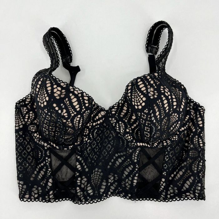 Victoria's Secret Victoria's Secret Bra Women's 32C Black Lace Hook ...