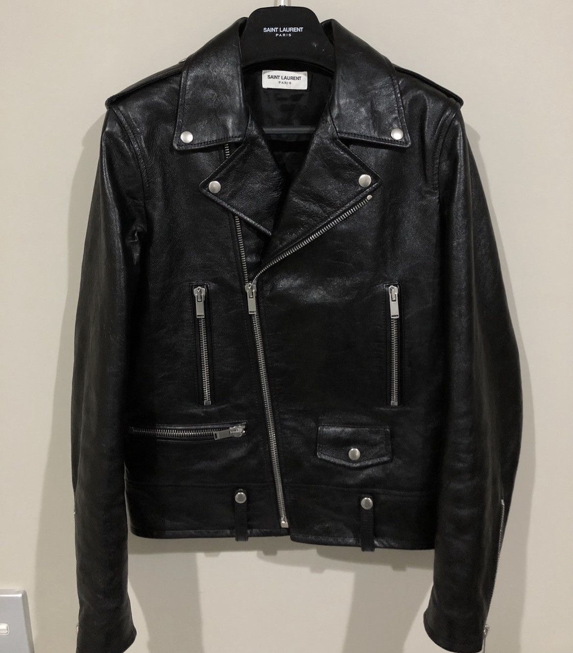 Saint Laurent Paris Saint Laurent L01 Leather Jacket | Grailed