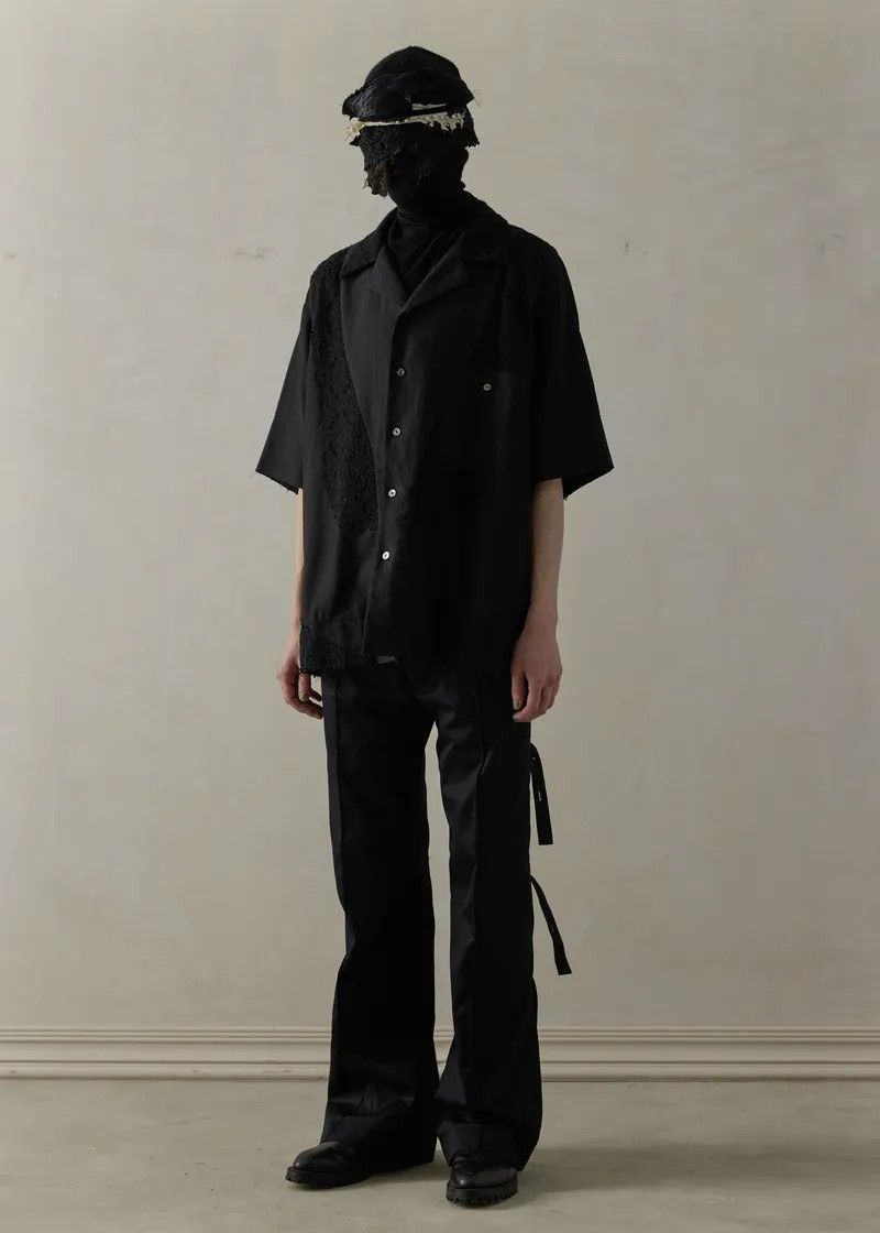 Professor.E Professor.E 23SS Lace Layer Collar Shirt | Grailed