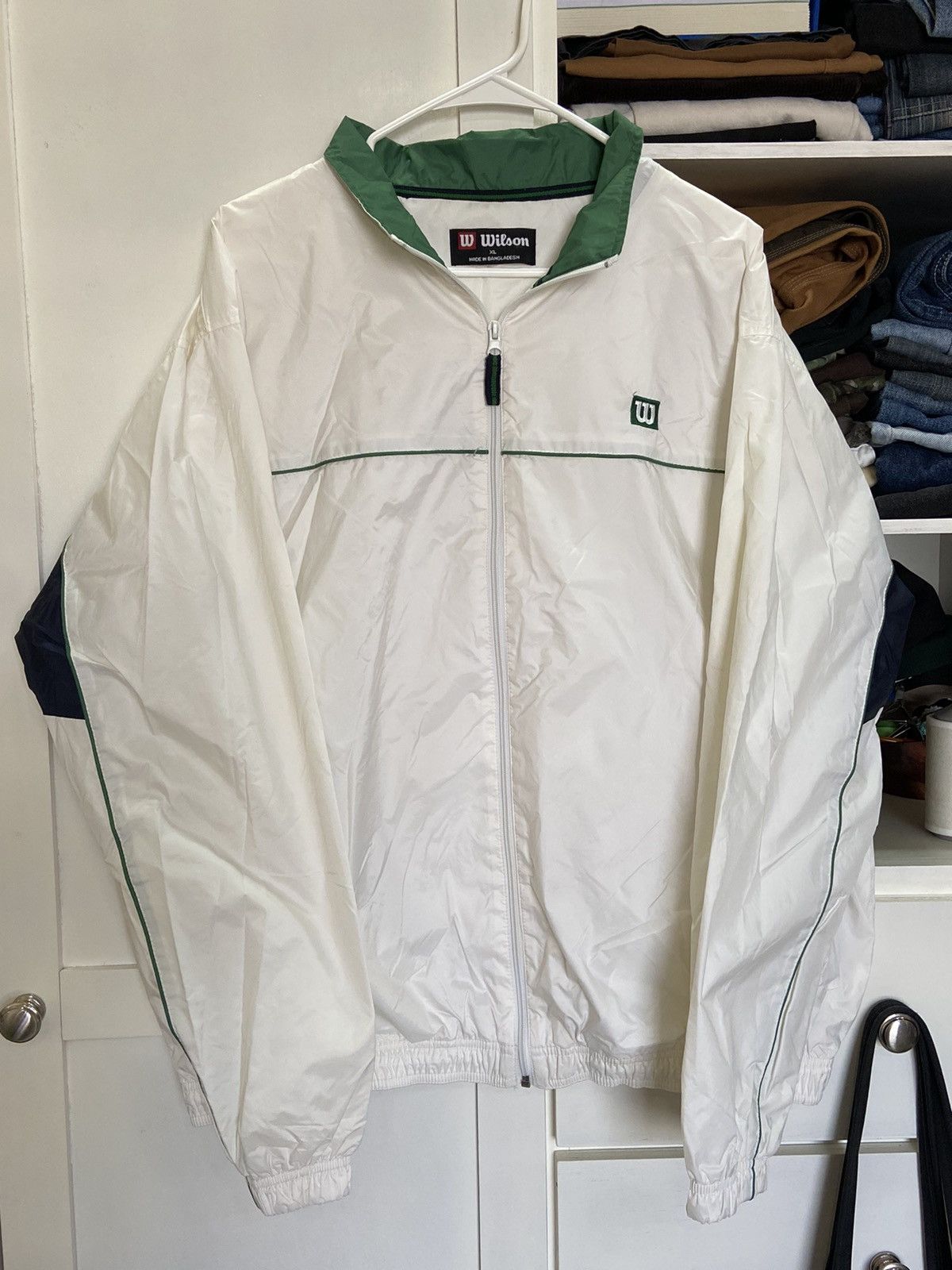 Vintage Vintage Wilson Tennis Activewear Windbreaker Retro Jacket | Grailed