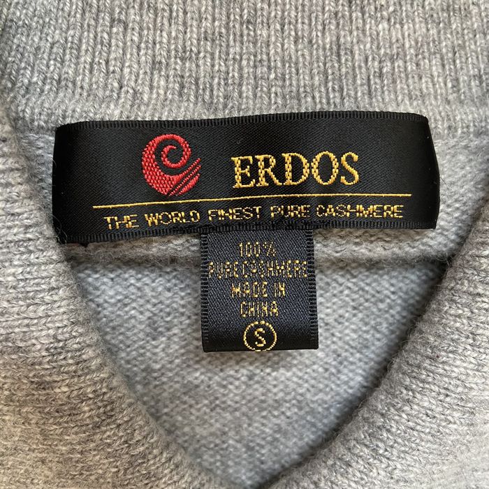 Vintage Vintage Erdos Men’s 100% Cashmere Polo Sweater Size Large | Grailed
