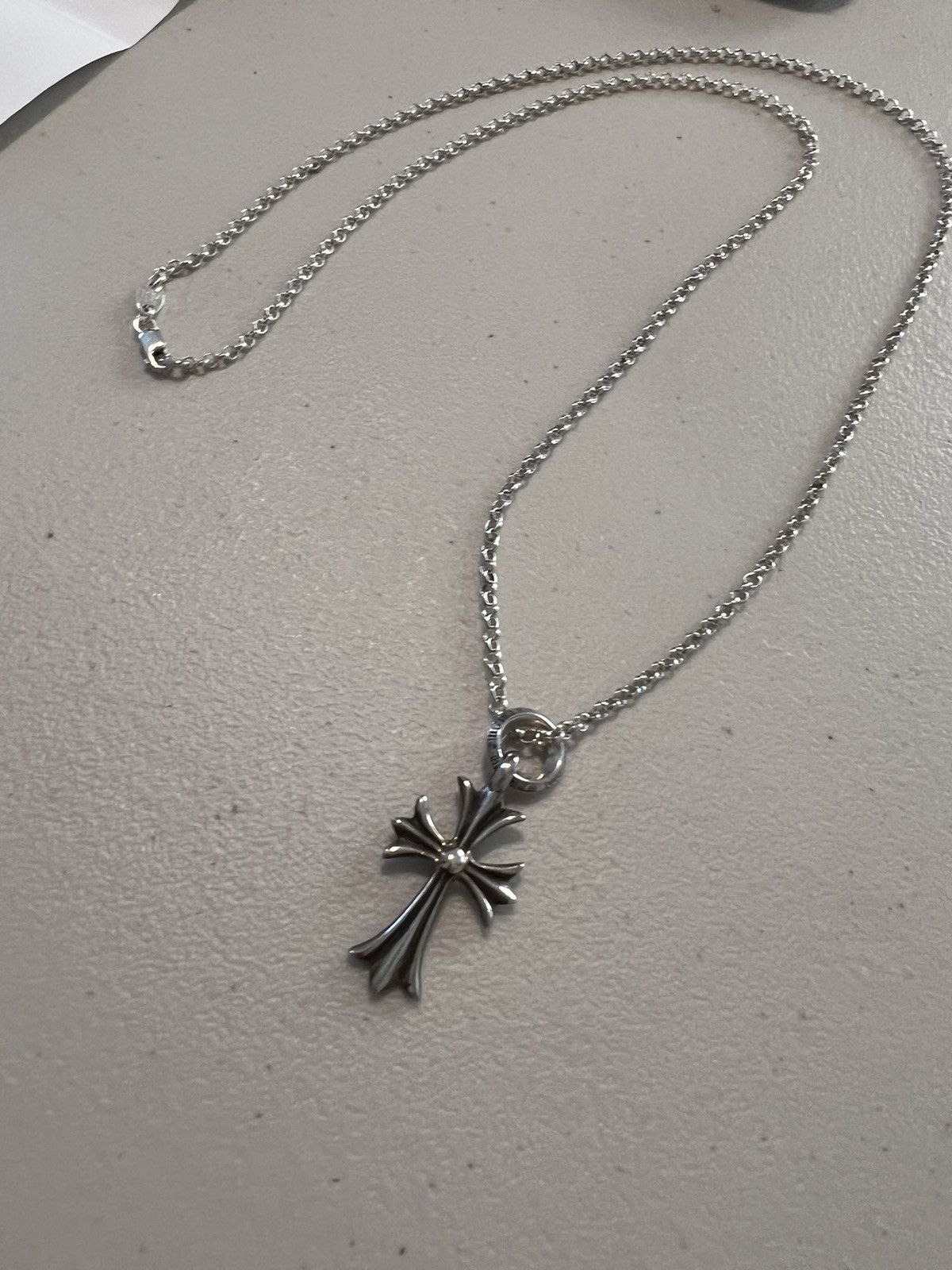 Chrome Hearts Chrome Hearts Cross Pendant Chain Necklace 925 | Grailed