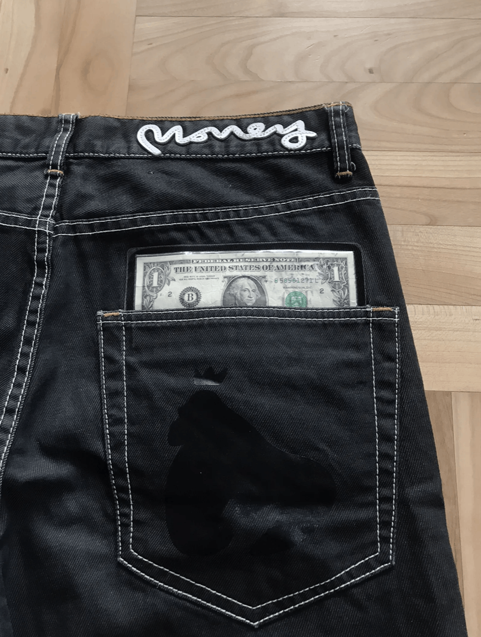 Rare × Streetwear × Vintage Money Clothing Denim Jeans Selvedge Dollar ...