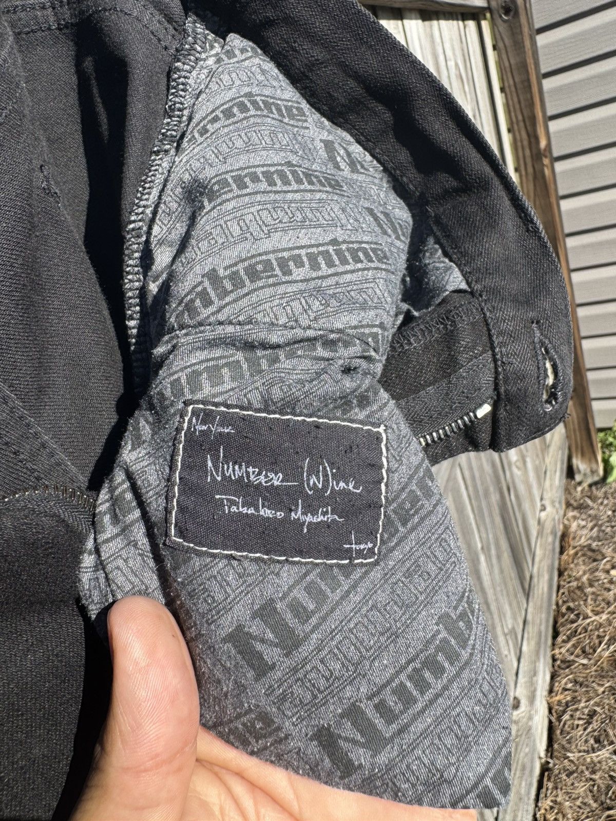 Number (N)ine Number nine crying hearts pain denim | Grailed